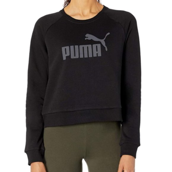 Puma | Tops | Puma Crew Neck Sweatshirt Womens Xl No Classic Cat Logo ...